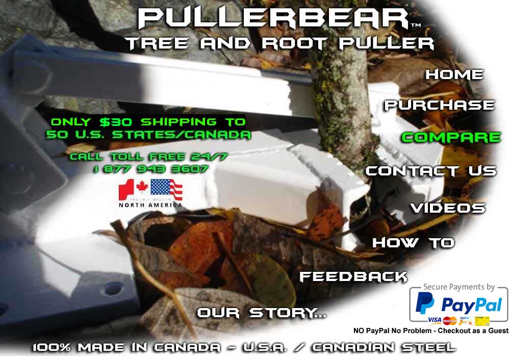 Compare Extractigator, Uprooter and Pullerbear Weed Wrench